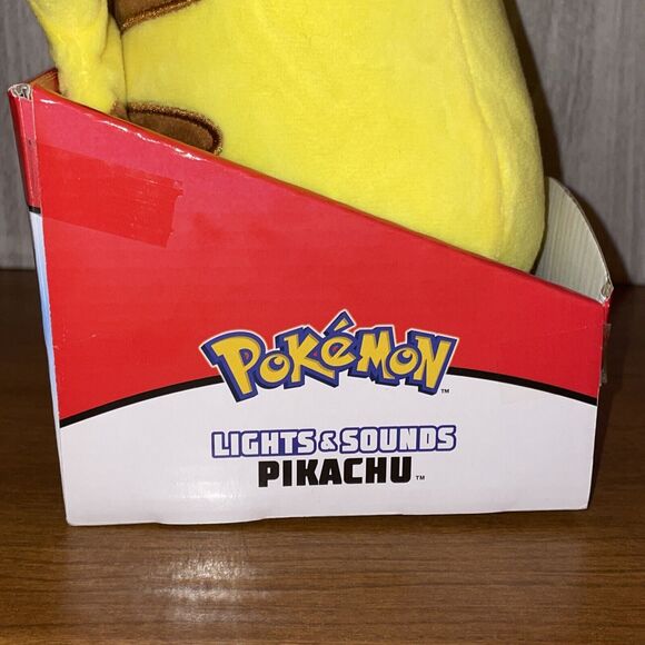 Pokemon | Toys | Pokemon Pikachu 1 Plush Lights And Sounds Says Pika ...
